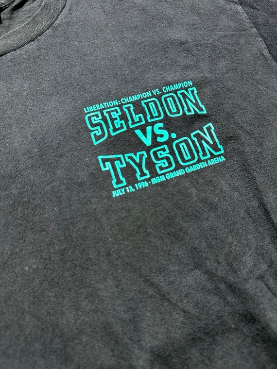 MIKE TYSON vs SELDON 1996 Vintage Boxing Tee | Mgm Gr… - Gem