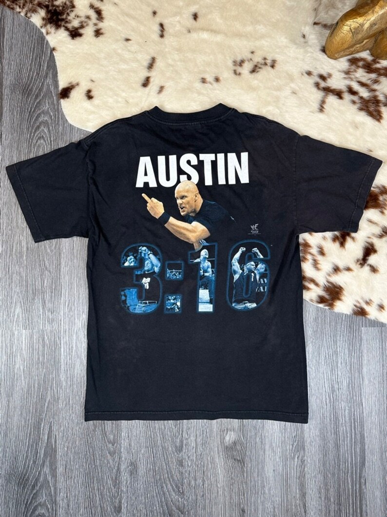 STONE COLD STEVE Austin "and Thats the Bottom Line!" 1998 Vintage Tee ...