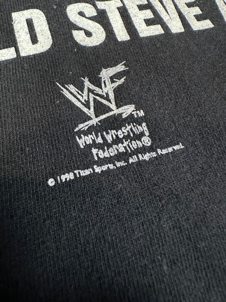 STONE COLD STEVE Austin "and Thats the Bottom Line!" 1998 Vintage Tee ...