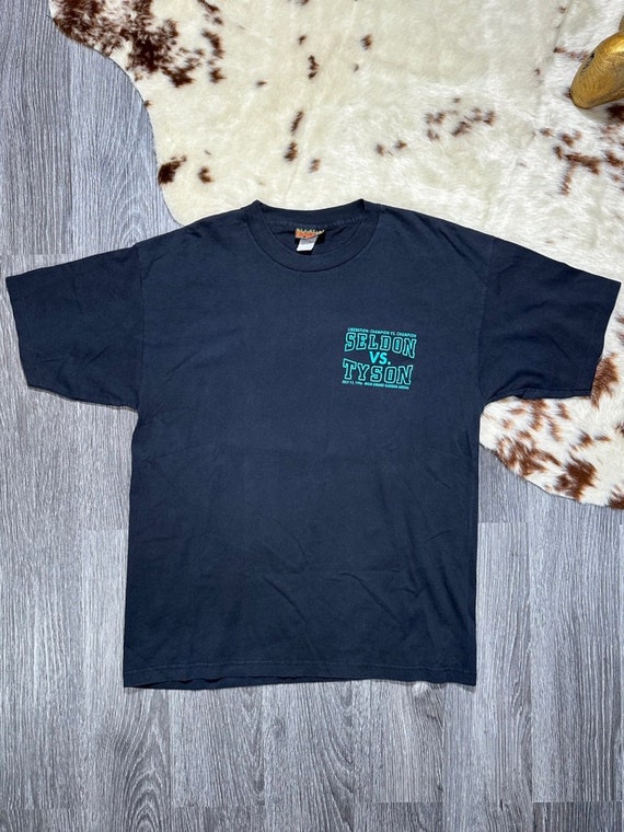 MIKE TYSON vs SELDON 1996 Vintage Boxing Tee | Mgm Gr… - Gem
