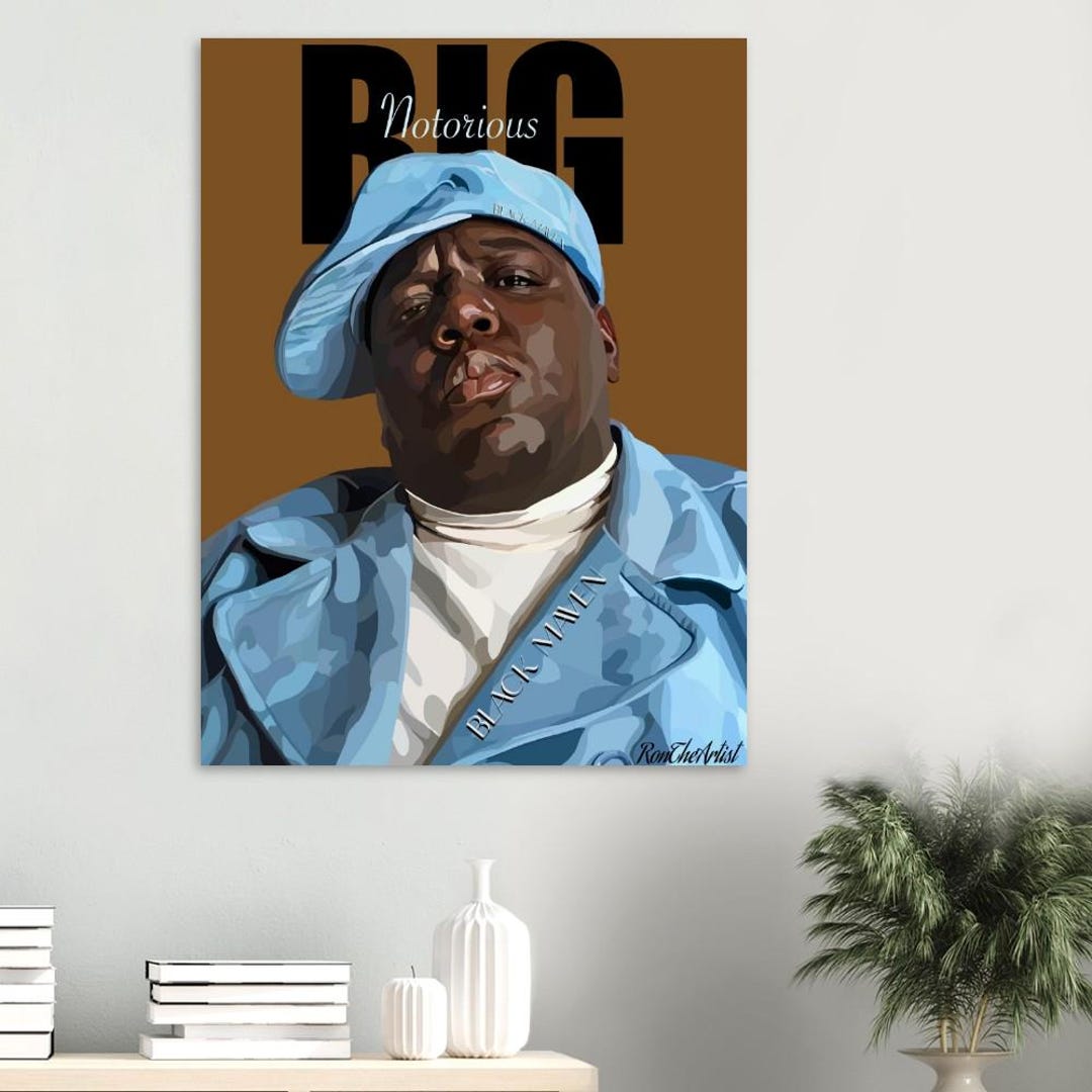 Notorious BIG Rap Artist Art Decor Posters Hip Hop Poster Biggie Poster ...