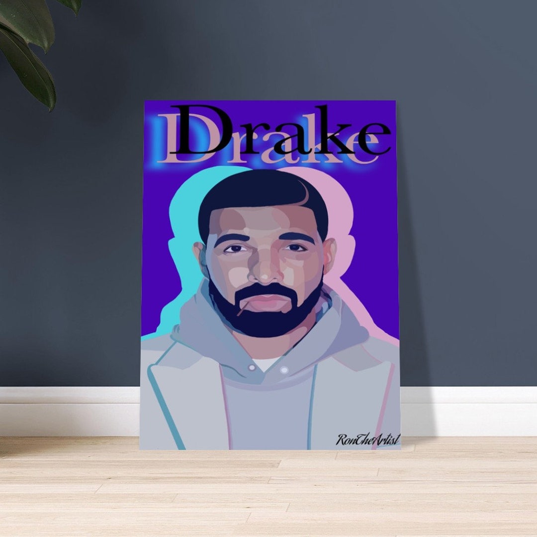 Drake Poster Hip Hop Poster Home Decor Cool Poster American Rapper ...