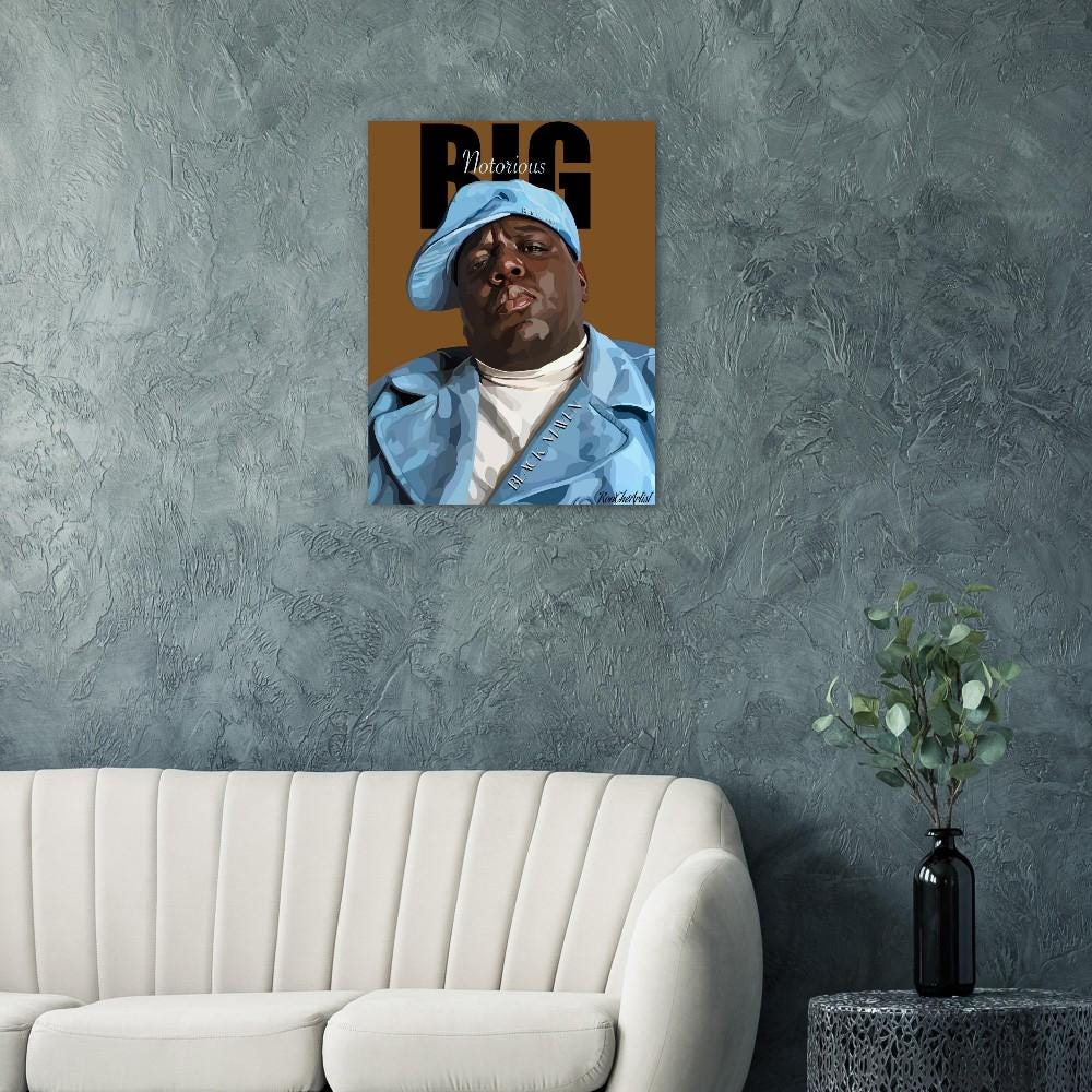 Notorious BIG Rap Artist Art Decor Posters Hip Hop Poster Biggie Poster ...