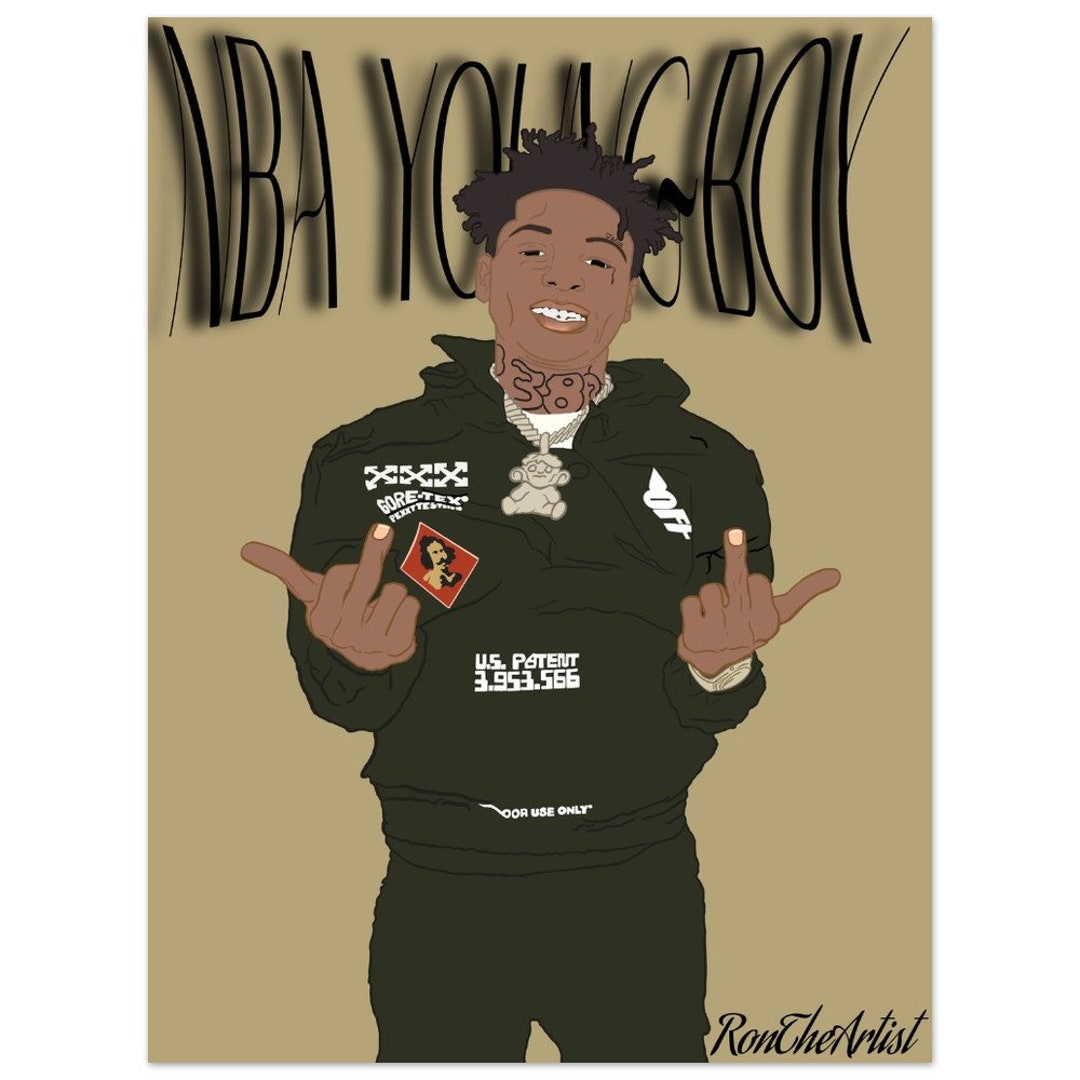 NBA YOUNGBOY POSTER - Etsy
