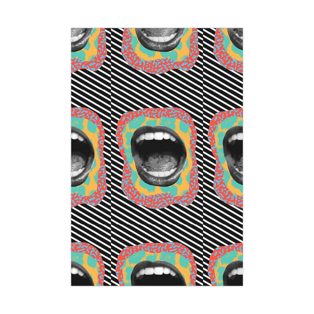 Matte Posters mouth - Etsy