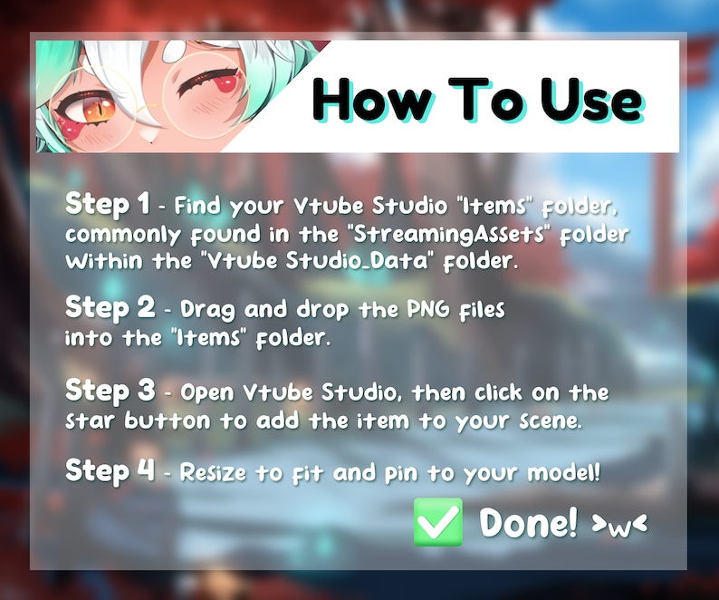 Thin Round Glasses Accessory (4 Colors)【 Vtuber Asset 】 Vtubing | Live2d | Vtube Studio | Item ...