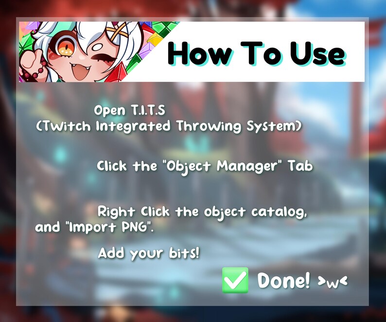 Tofu’s Bits (10 Colors) for T.I.T.S【 Vtuber Asset 】 Vtubing | Live2d ...