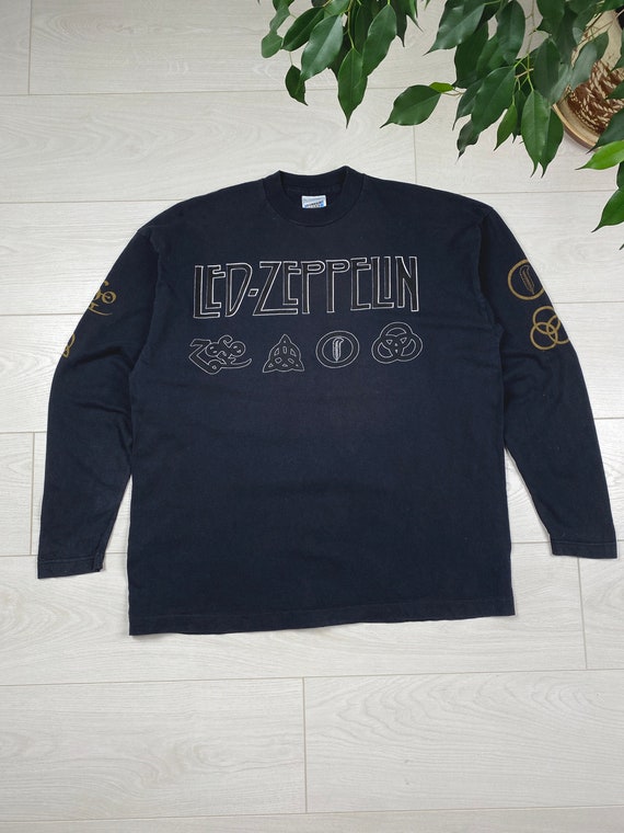 Vintage Led Zeppelin 90s Long Sleeve T Shirt Screen Stars - Etsy Vintage Led Zeppelin 90s Long Sleeve T Shirt Screen Stars - Etsy