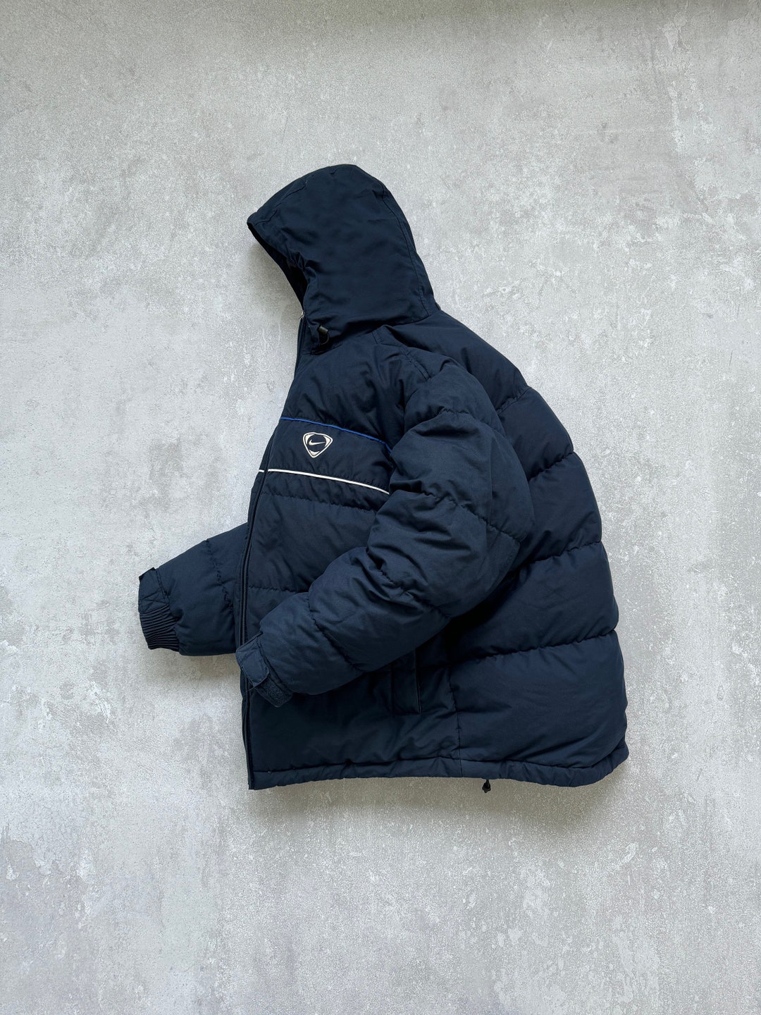 Vintage Nike 90s Drill Down Puffer Jacket Bomber - Etsy