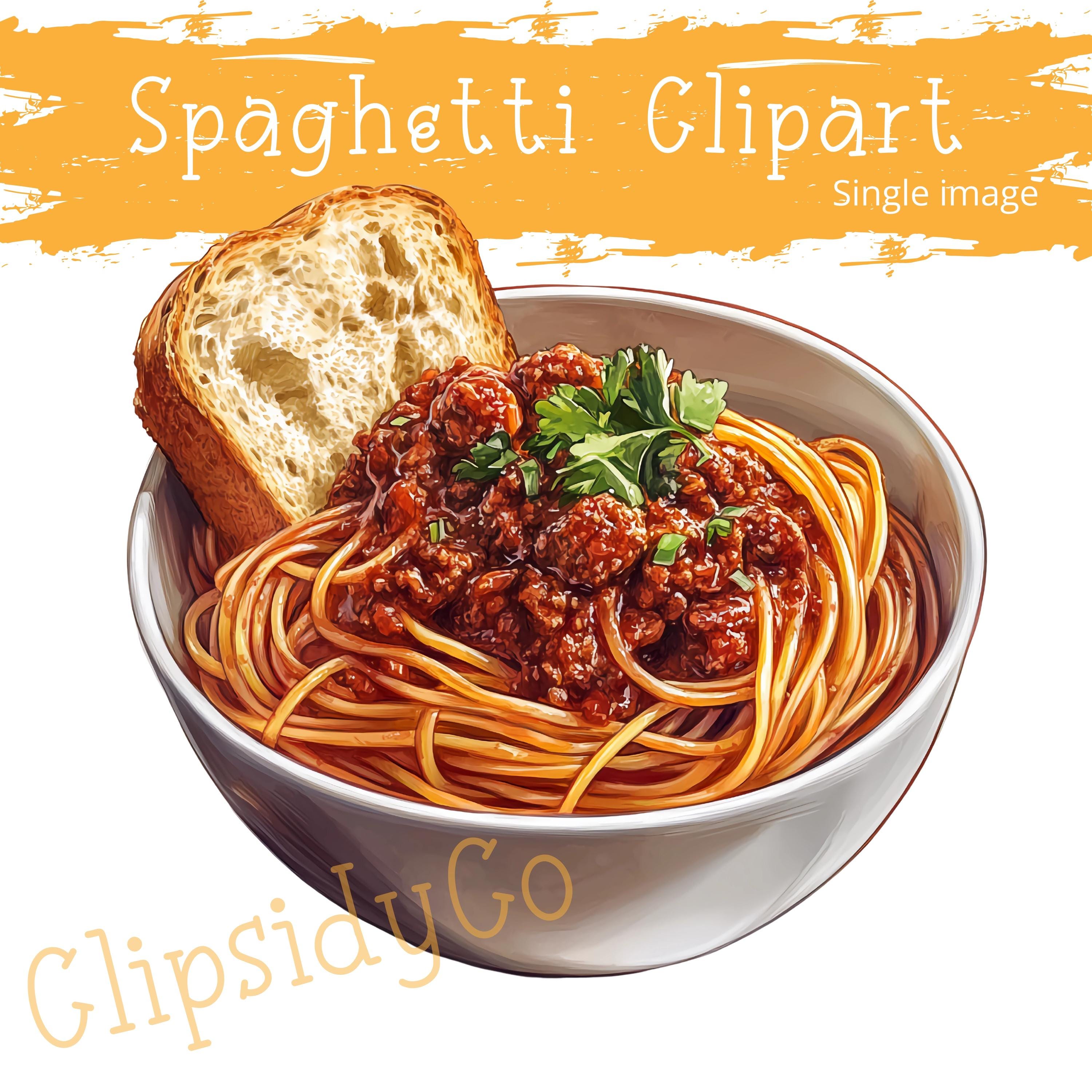 Spaghetti Food Clipart Dinner Spaghetti and Meat Sauce Food ...