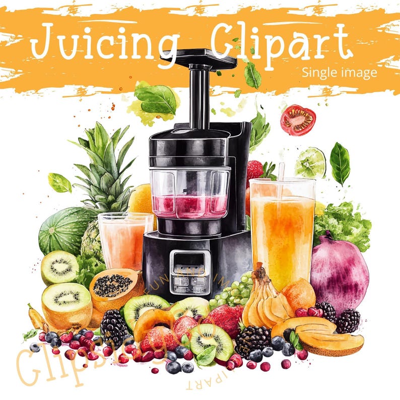 Healthy Food Clipart, Juicing Clipart, Fruit Clipart, PNG Clipart ...