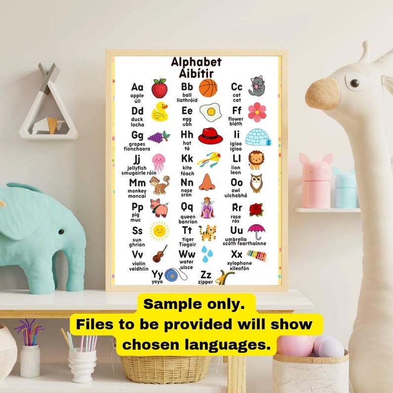 English and Chinese Words - Learning Multiple Languages / 9 Printables ...