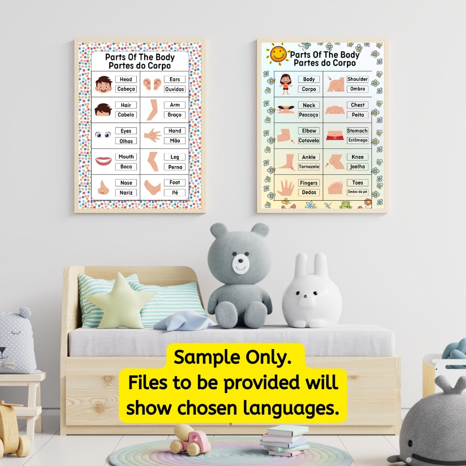 English-filipino Basic Word Translation Printables Learning Basic ...