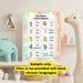 English and Chinese Words - Learning Multiple Languages / 9 Printables ...