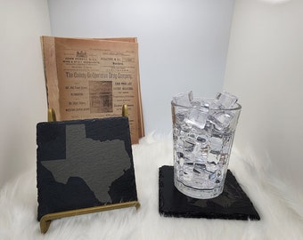 Serenity Soars: Firefly-inspired Slate Coasters Set of 4 Rough-edged ...