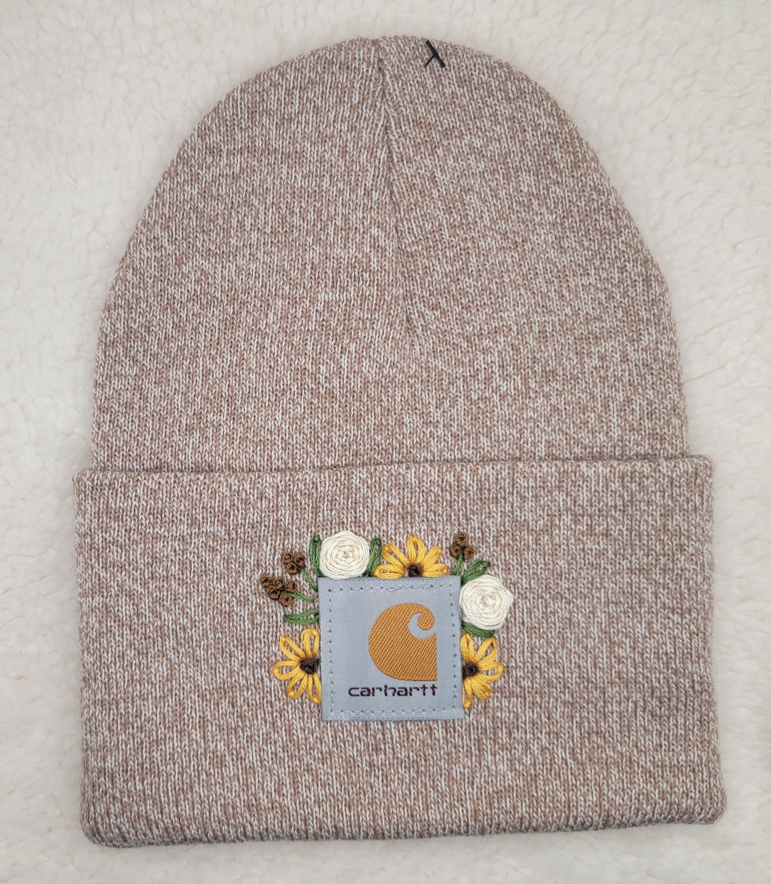 ADULT Hand Embroidered Carhartt Hat Marl - Etsy