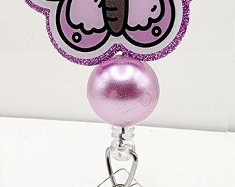 Butterfly Badge Reel, Purple Butterfly Badge Reel, Badge Reel for ...