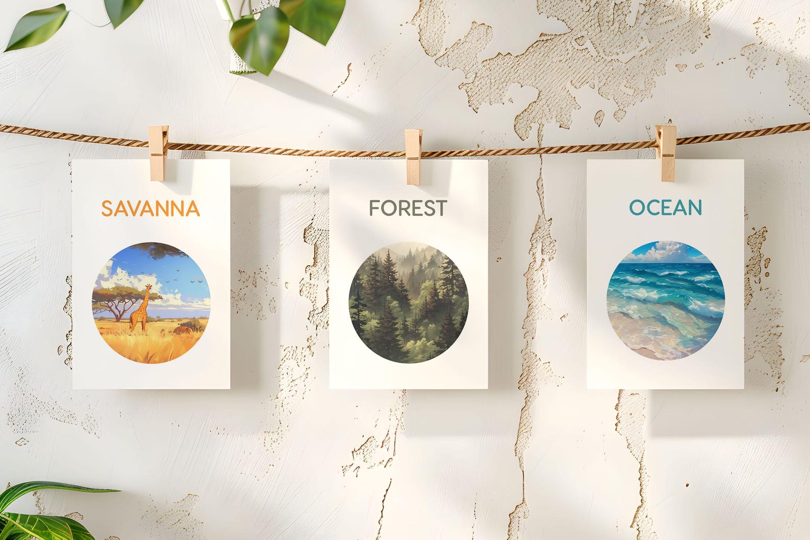 Wander - Landscape Flashcards | Montessori | Preschool | Homeschool ...