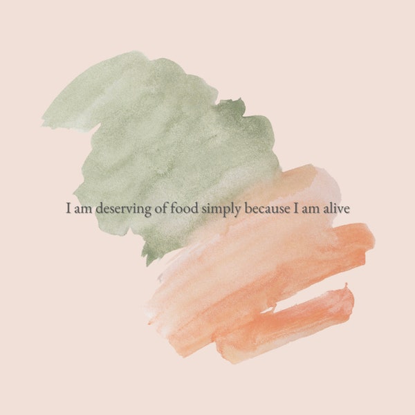 Ed Recovery Affirmation Card - Etsy