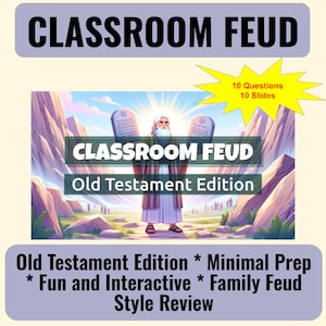Bible Old Testament Family Feud Style Game | Intro Google Slides ...