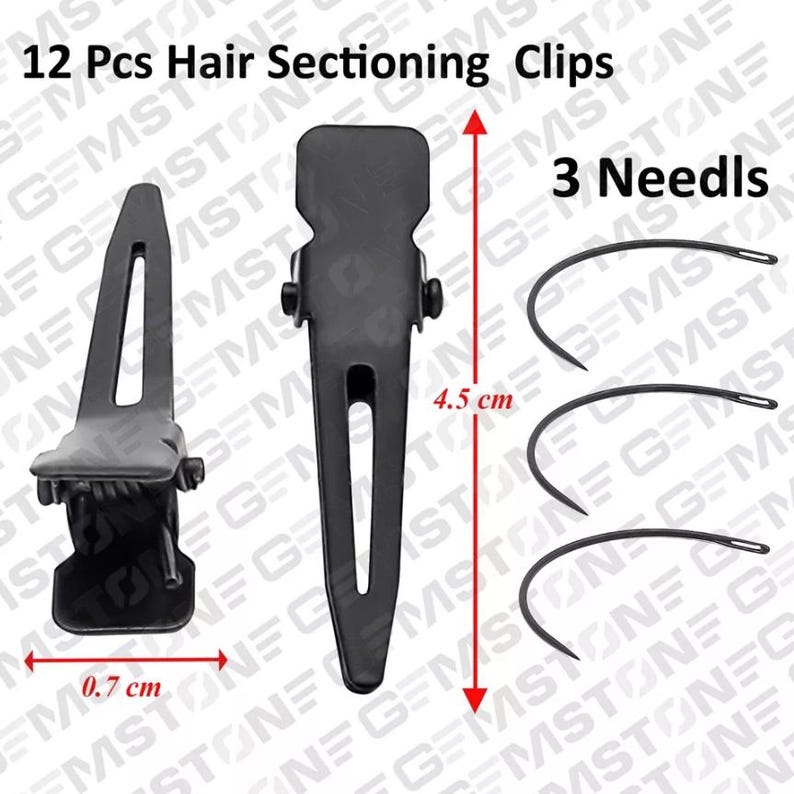 Hair Extension Tool Kit, Micro Beads, Plier, Scissor, Hook, Clips ...