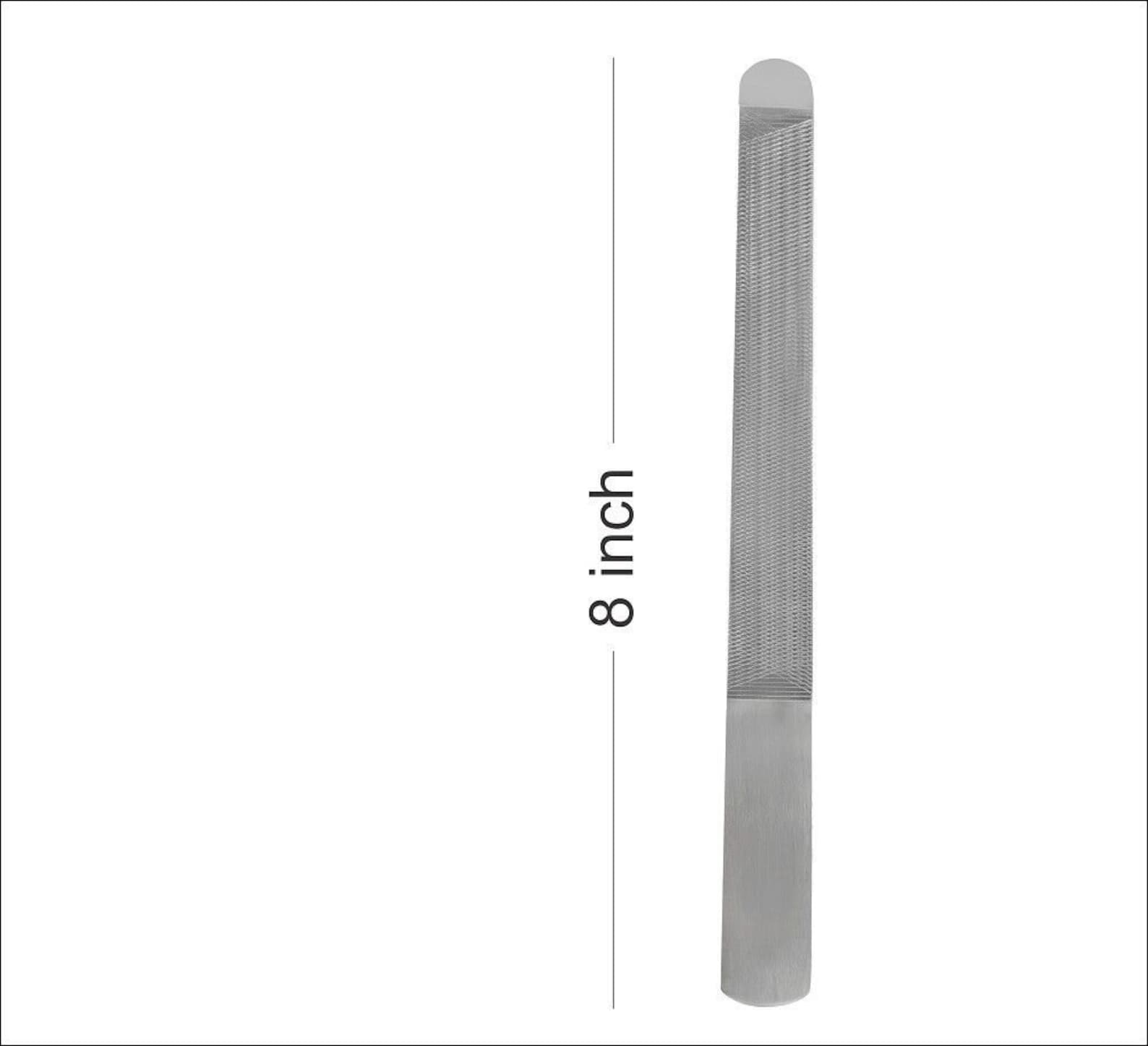 Stainless Steel Nail Files Double Sided Metal Nail File Manicure Tools ...