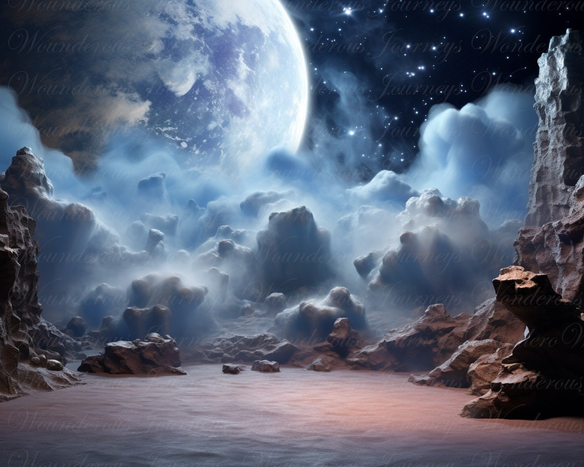 Space Digital Backdrop, Space Background, Photography Composite ...