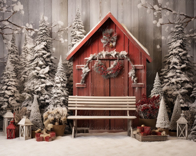 Christmas Backdrop, Winter Magic, Winter, Snowy Forest, Magical ...