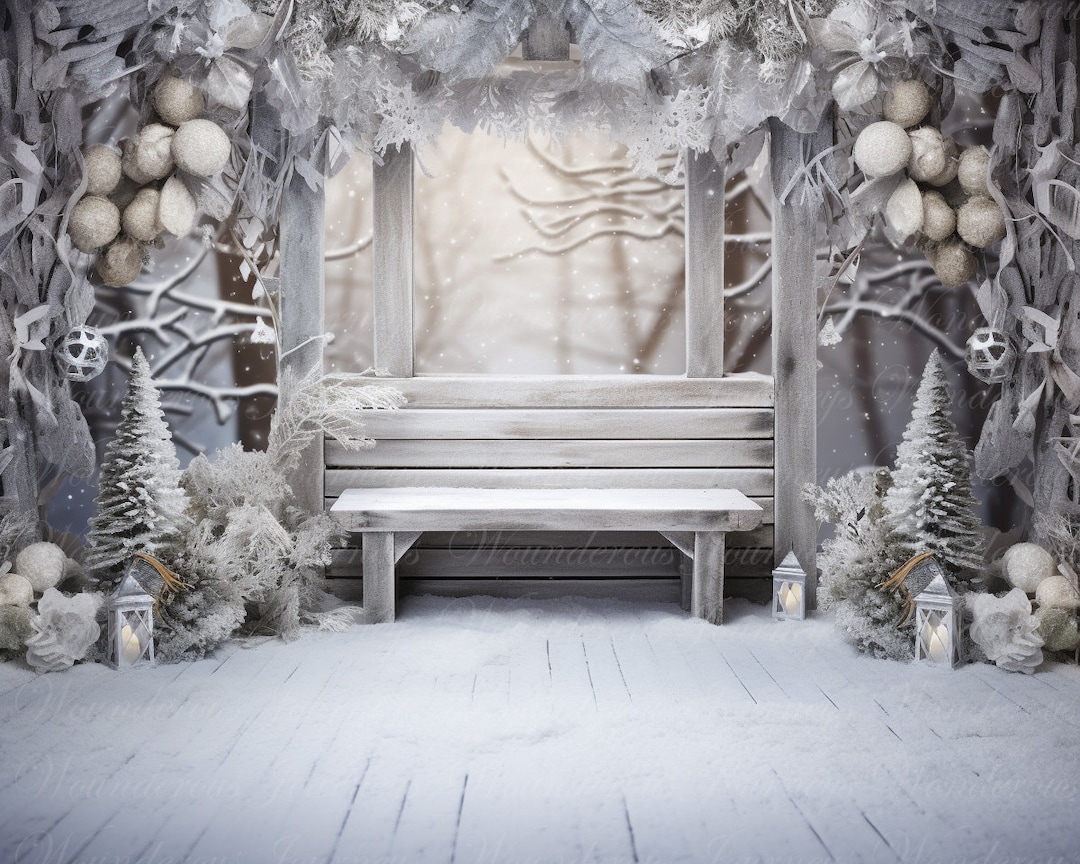 Christmas Backdrop, Winter Magic, Winter, Snowy Forest, Magical ...
