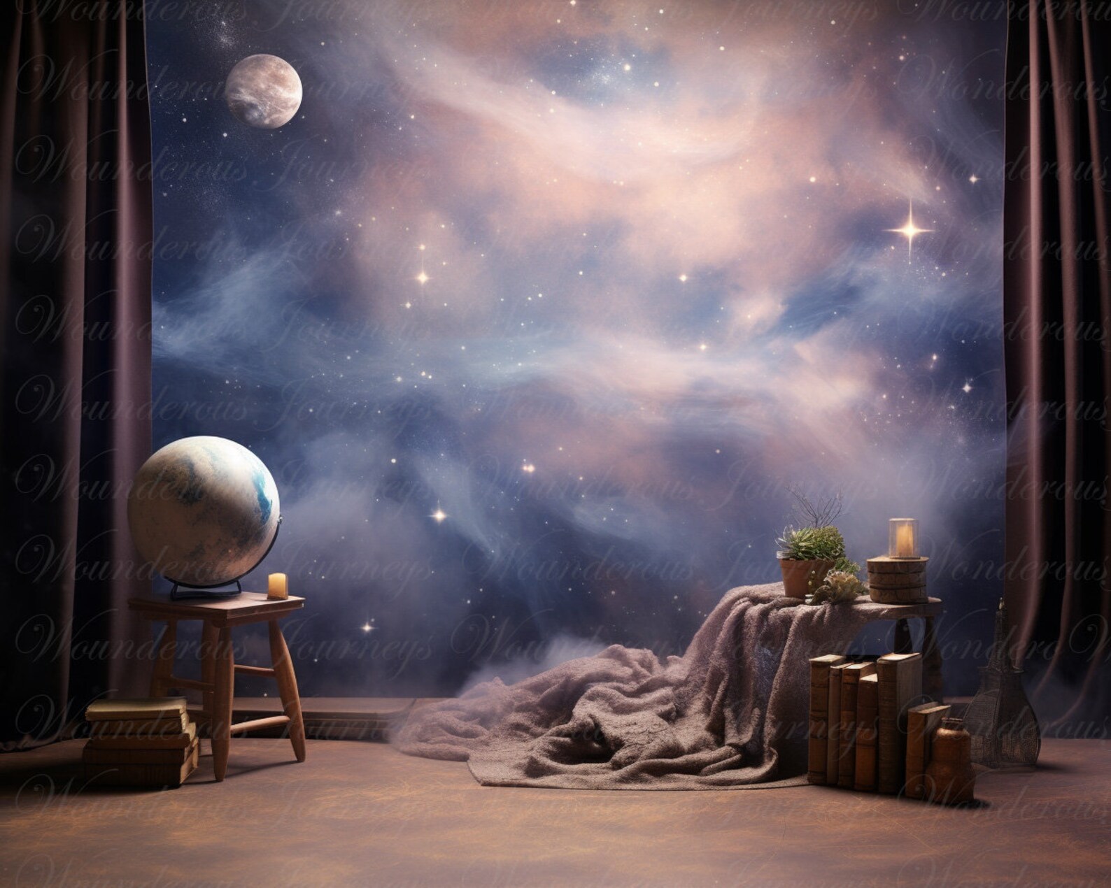 Space Digital Backdrop, Space Background, Photography Composite ...