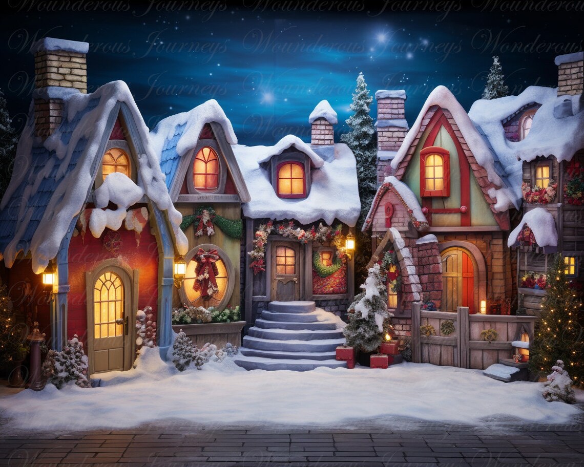 Christmas Backdrop, Winter Magic, Winter, Snowy Forest, Magical ...