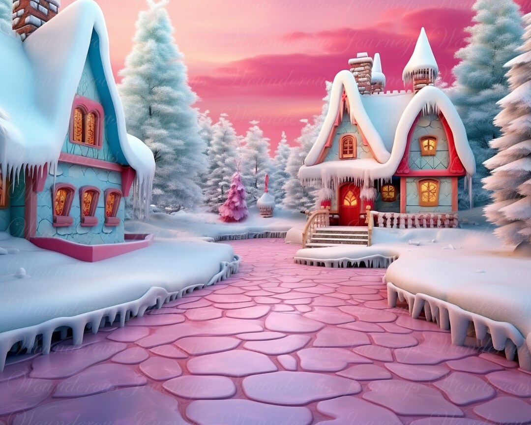 Christmas Backdrop, Winter Magic, Winter, Snowy Forest, Magical ...