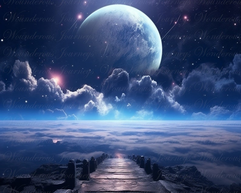 Space Digital Backdrop, Space Background, Photography Composite ...