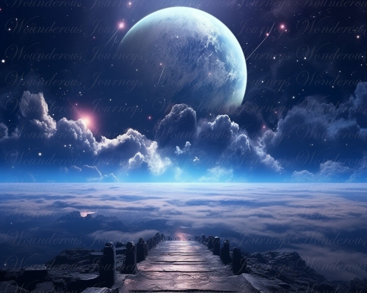 Space Digital Backdrop, Space Background, Photography Composite ...