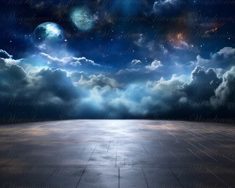 Space Digital Backdrop, Space Background, Photography Composite ...