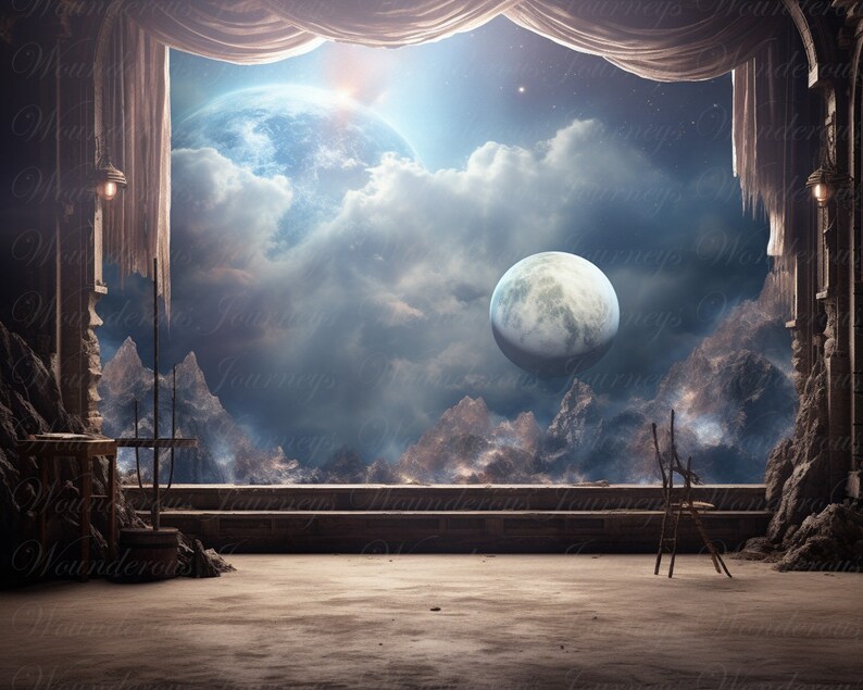 Space Digital Backdrop, Space Background, Photography Composite ...