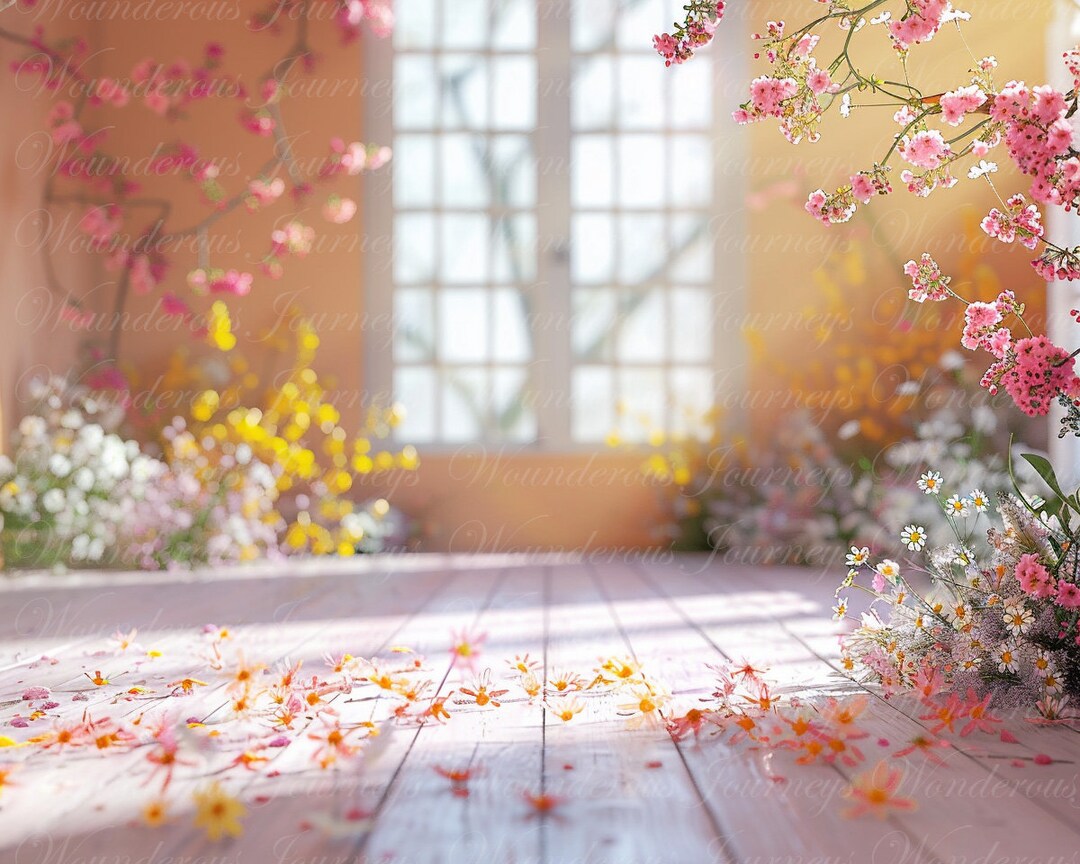Spring Digital Backdrop, Easter Digital Background Photography, Summer ...