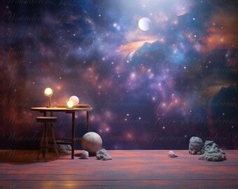 Space Digital Backdrop, Space Background, Photography Composite ...