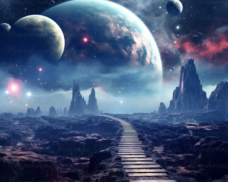 Space Digital Backdrop, Space Background, Photography Composite ...