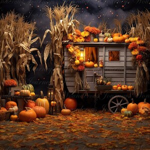 Autumn Digital Background / Fall Digital Backdrop for Photography ...