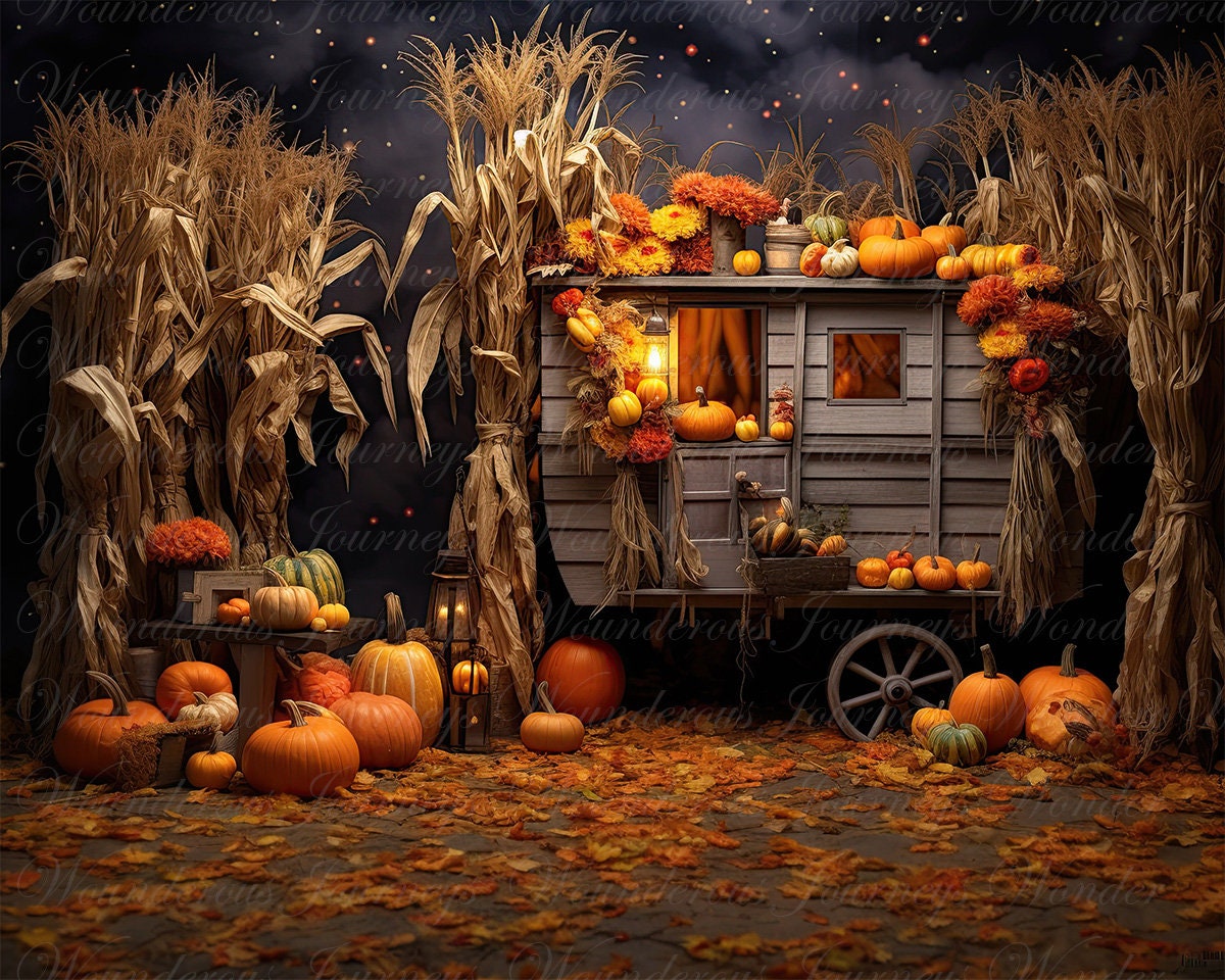 Autumn Digital Background / Fall Digital Backdrop for Photography ...
