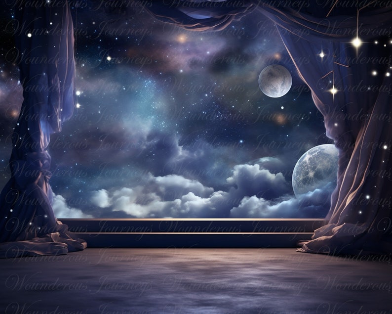 Space Digital Backdrop, Space Background, Photography Composite ...