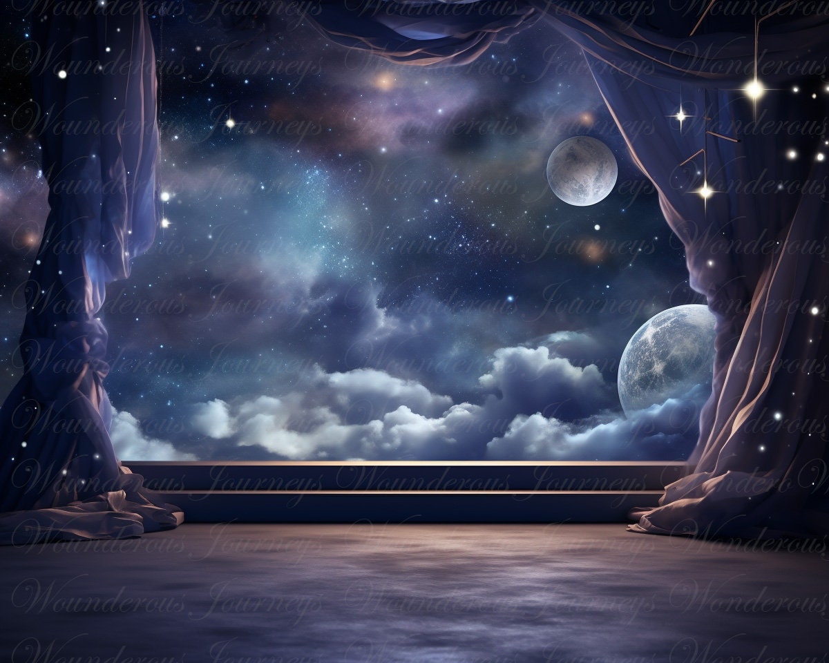 Space Digital Backdrop, Space Background, Photography Composite ...