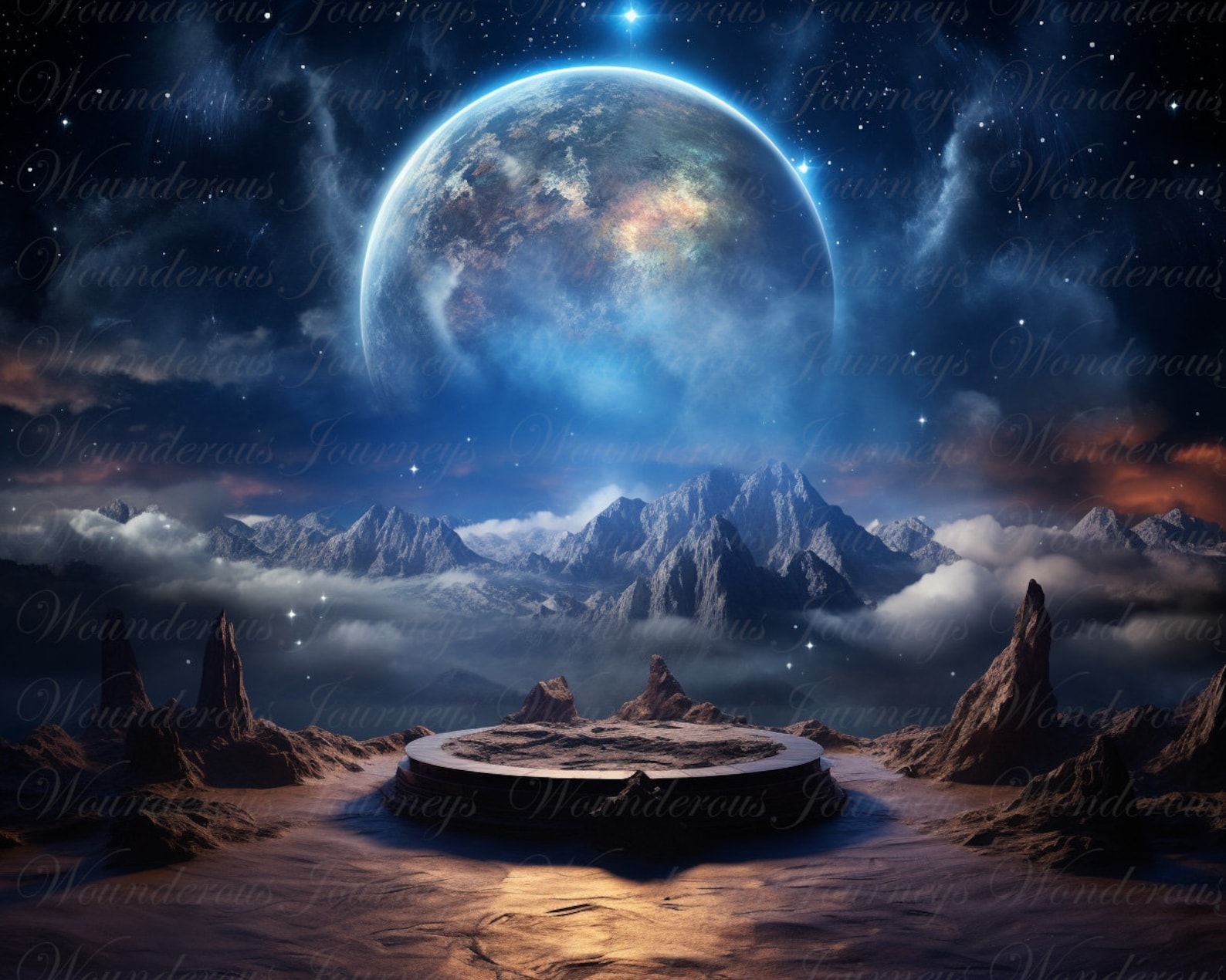Space Digital Backdrop, Space Background, Photography Composite ...