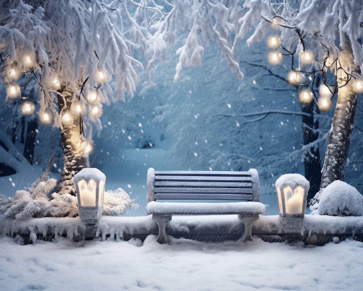 Christmas Backdrop, Winter Magic, Winter, Snowy Forest, Magical ...