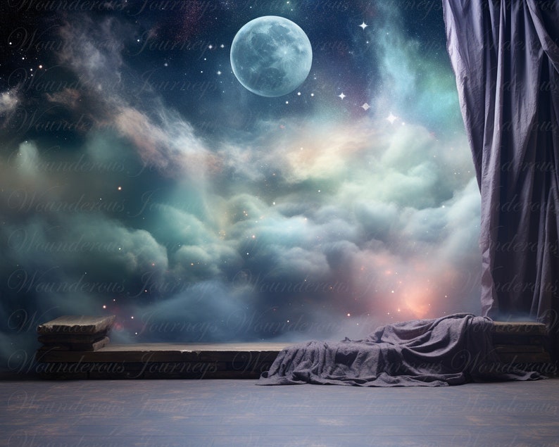 Space Digital Backdrop, Space Background, Photography Composite ...