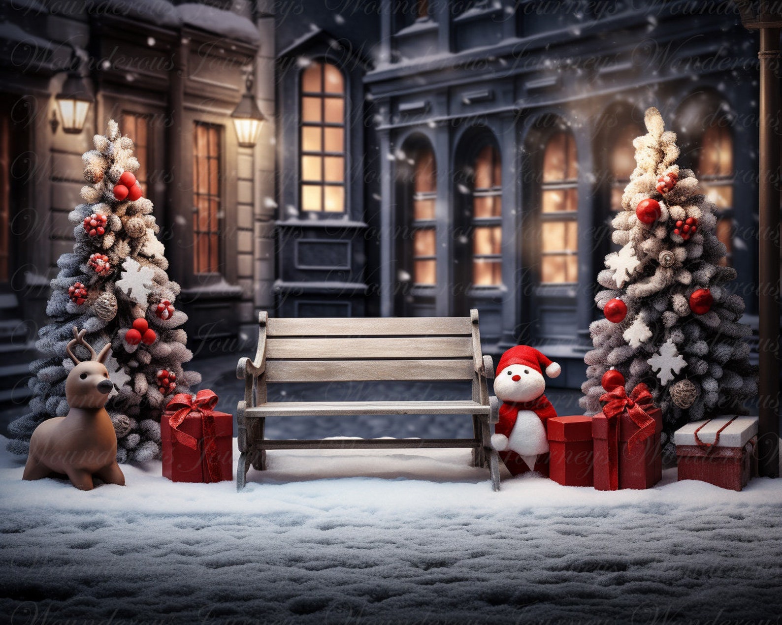 Christmas Backdrop, Winter Magic, Winter, Snowy Forest, Magical ...