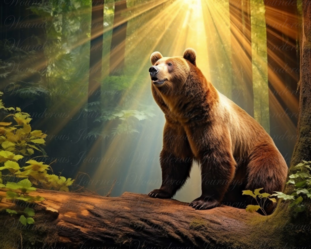 Bear Background, Backdrop, Digital, Animal Backdrop, Photography ...