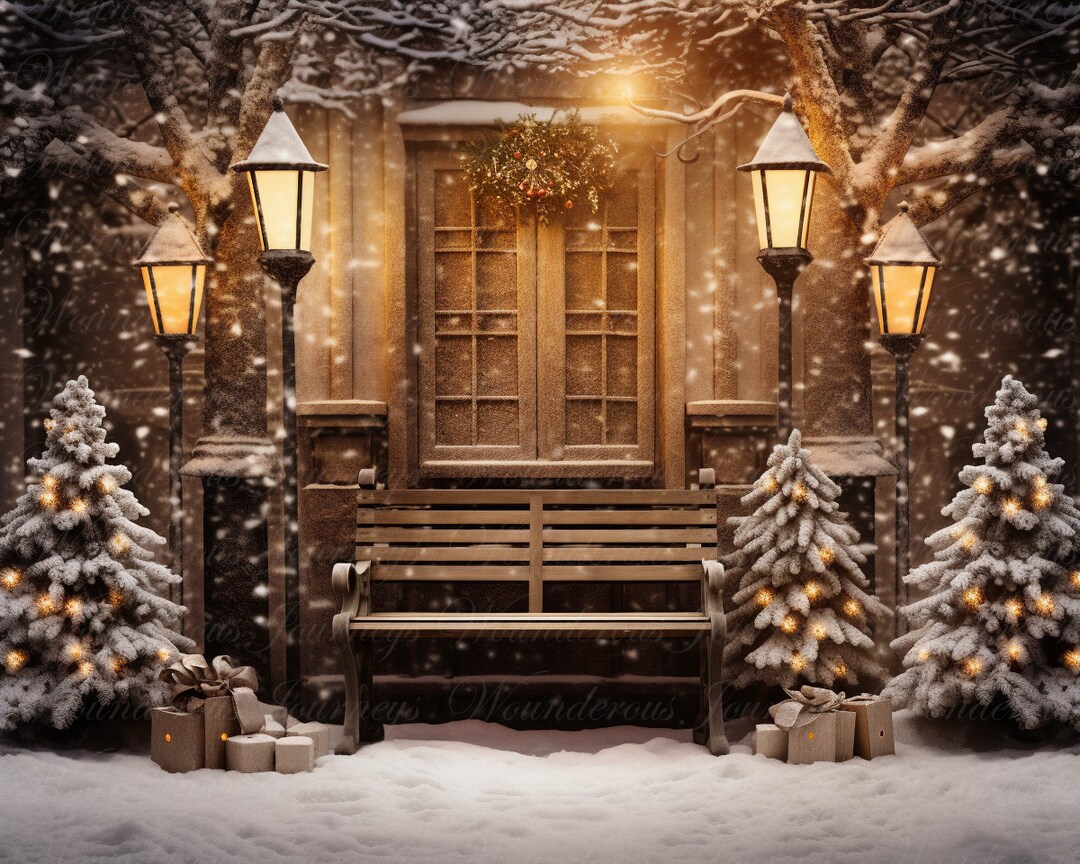 Christmas Backdrop, Winter Magic, Winter, Snowy Forest, Magical ...