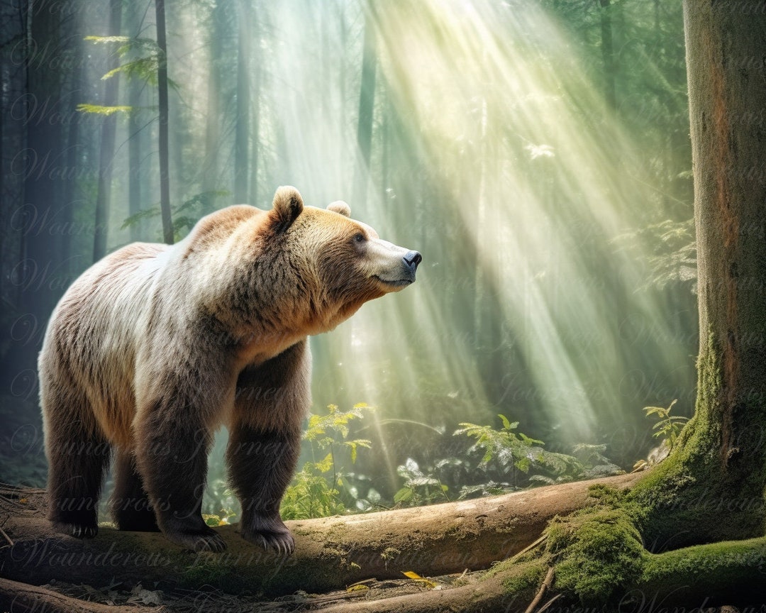 Bear Background, Backdrop, Digital, Animal Backdrop, Photography ...